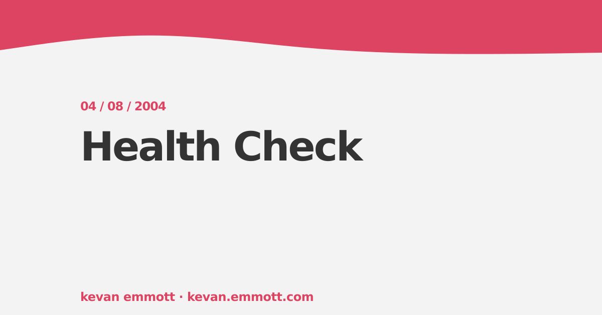 Health Check